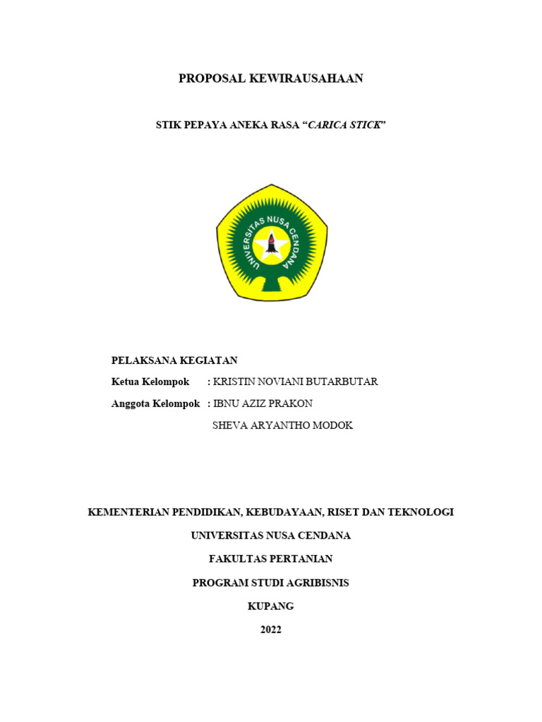 Proposal P2MW KristinButarbutar | PDF