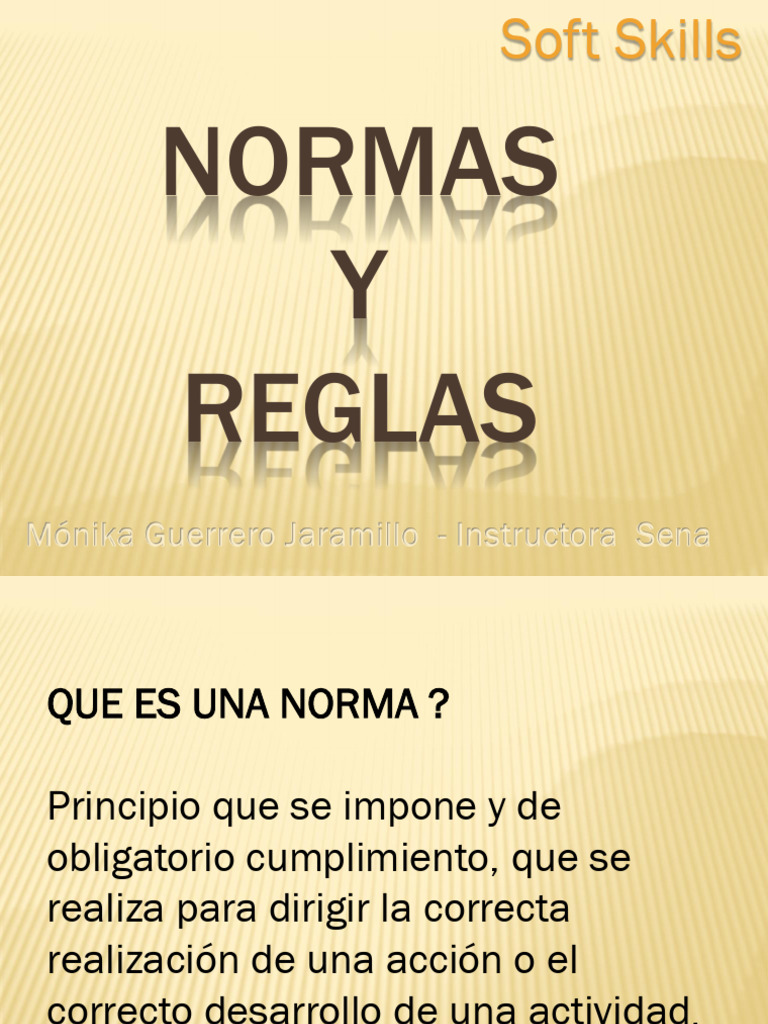 Normas y Reglas | PDF | Comportamiento | Castigos