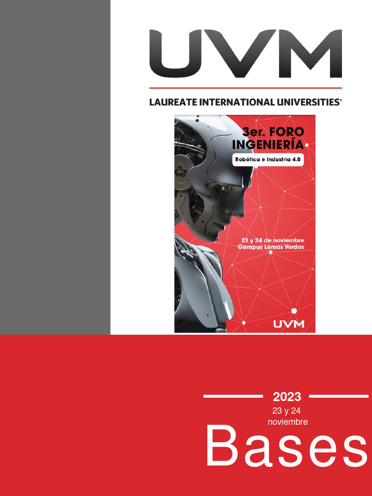 Bases 3er. Foro Ingeniería V1 | PDF | Tecnología