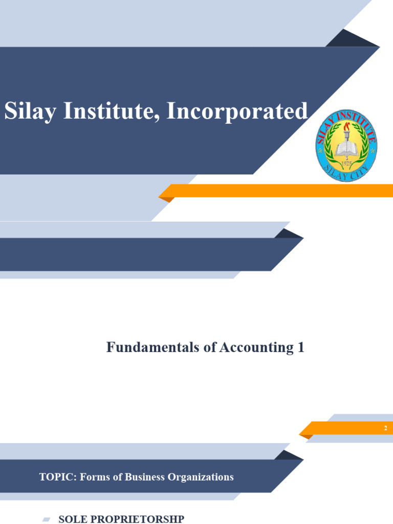 Business Organization Types Explained | PDF | Partnership | Sole ...