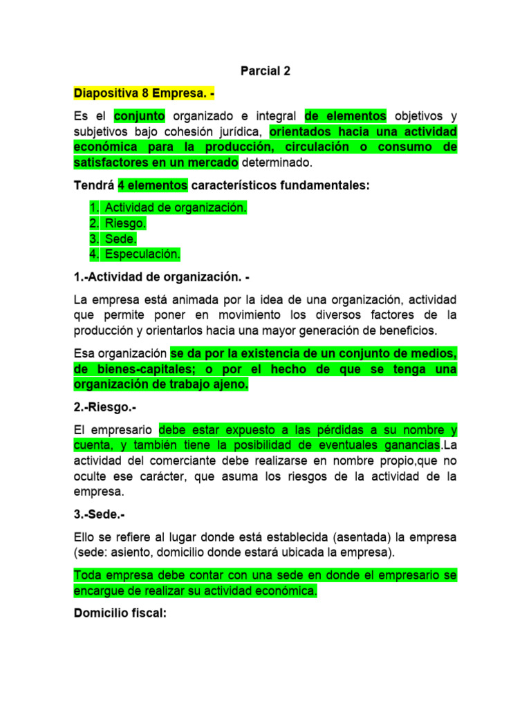 Guia Mercantil 2 | PDF | Sociedad de responsabilidad limitada | Bienes (Ley)