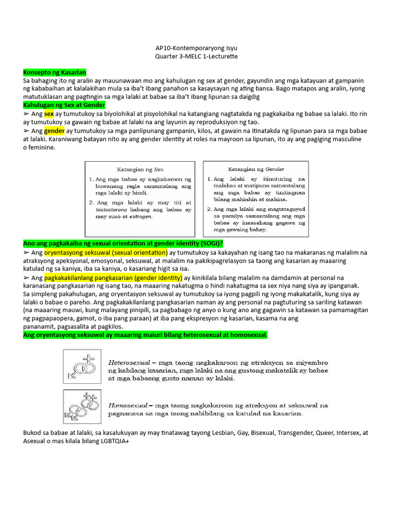 AP10-Q3-MELC-1-Lecturette | PDF