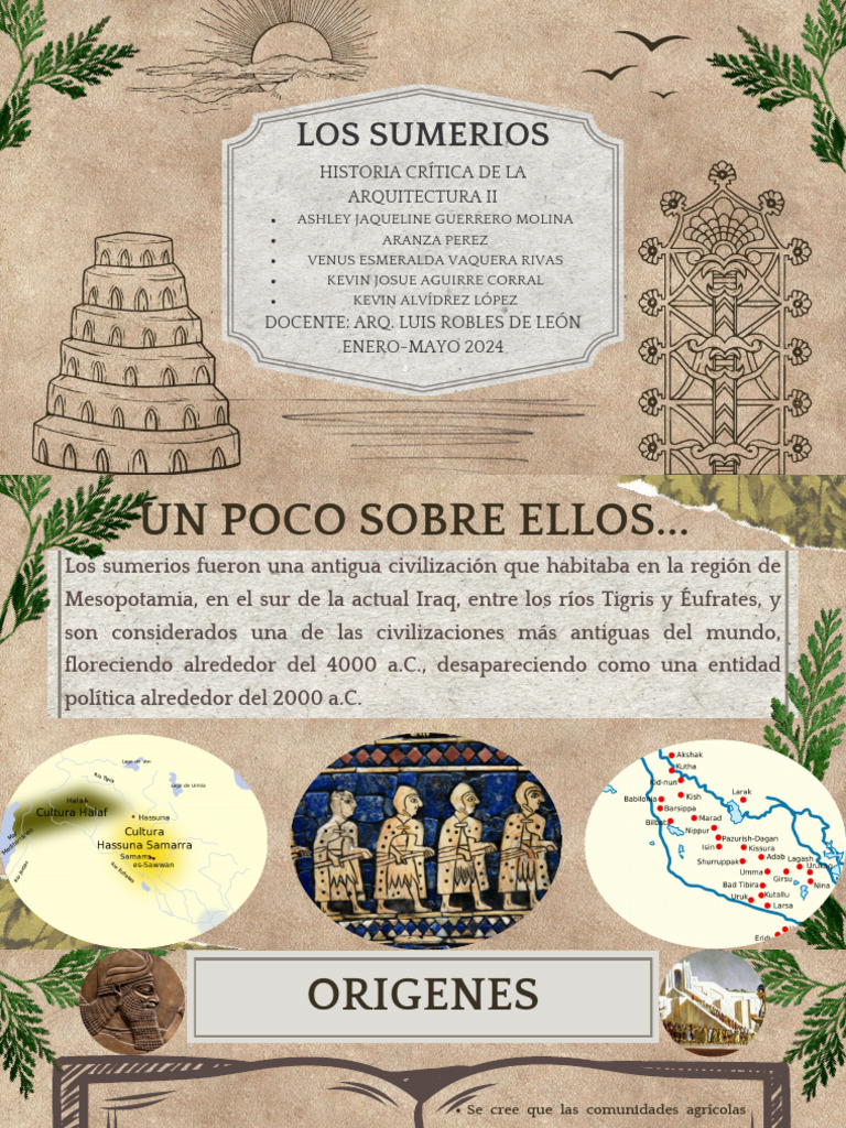 Los Sumerios Mañana Lunes | PDF | Sumeria | Mesopotamia