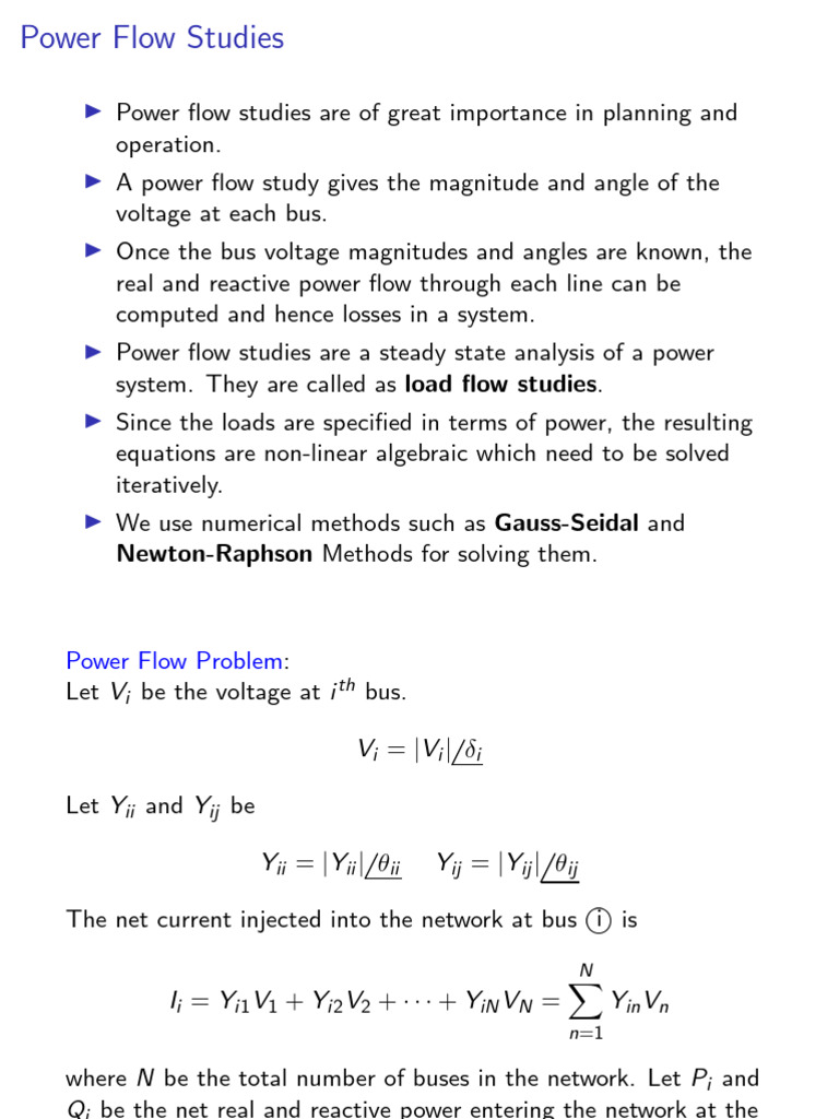 Load Flow 3 | PDF | Applied Mathematics | Electric Power