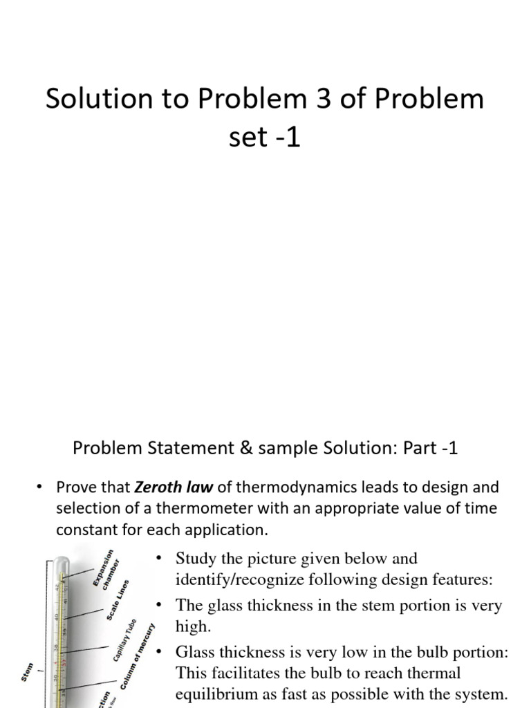 Sample Solution | PDF | Thermometer | Temperature