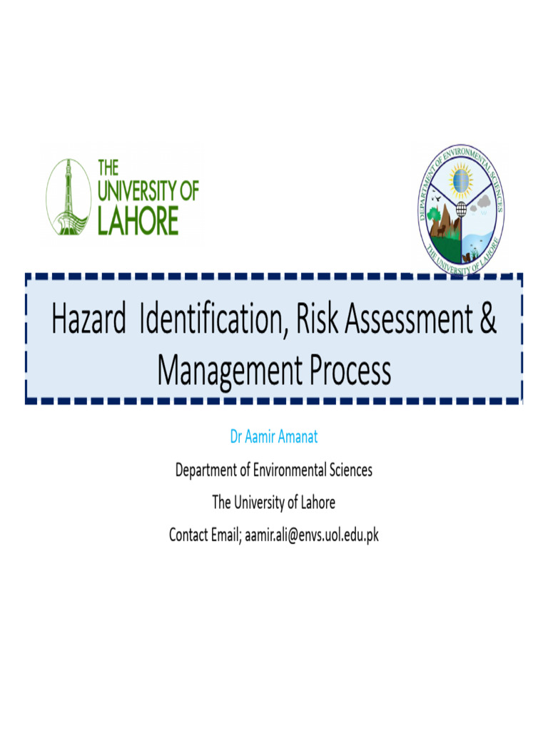 04 Hazard Identification & Risk Assessment | PDF | Risk | Risk Assessment