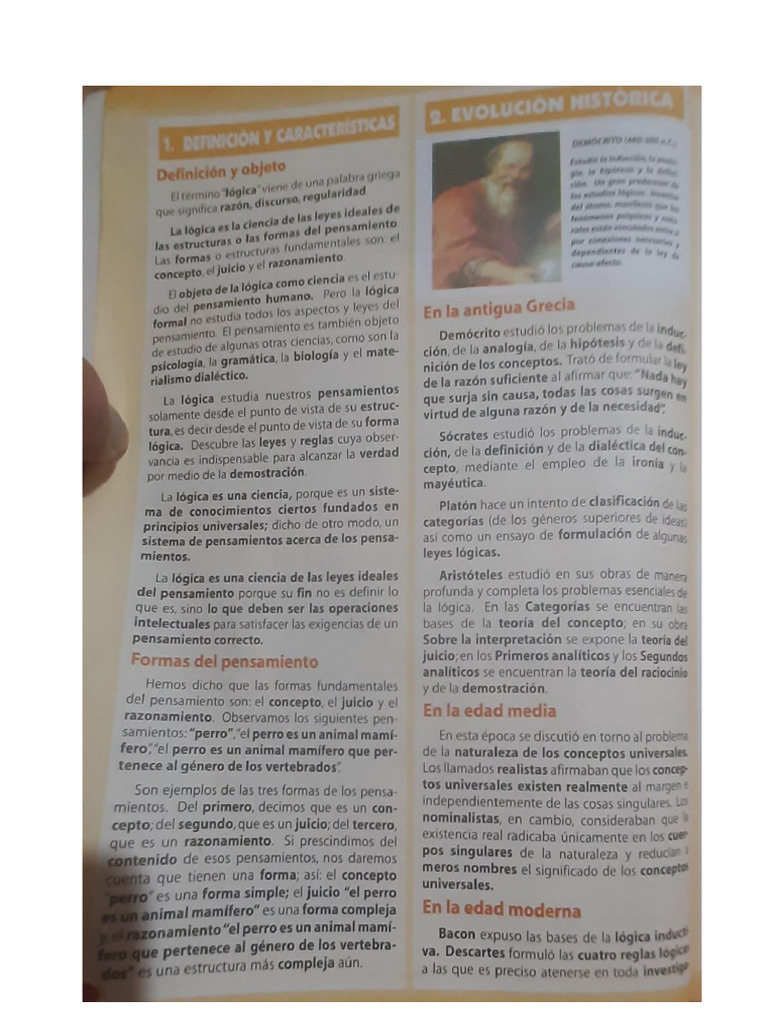 Logica Definicion y Caracteristicas | PDF