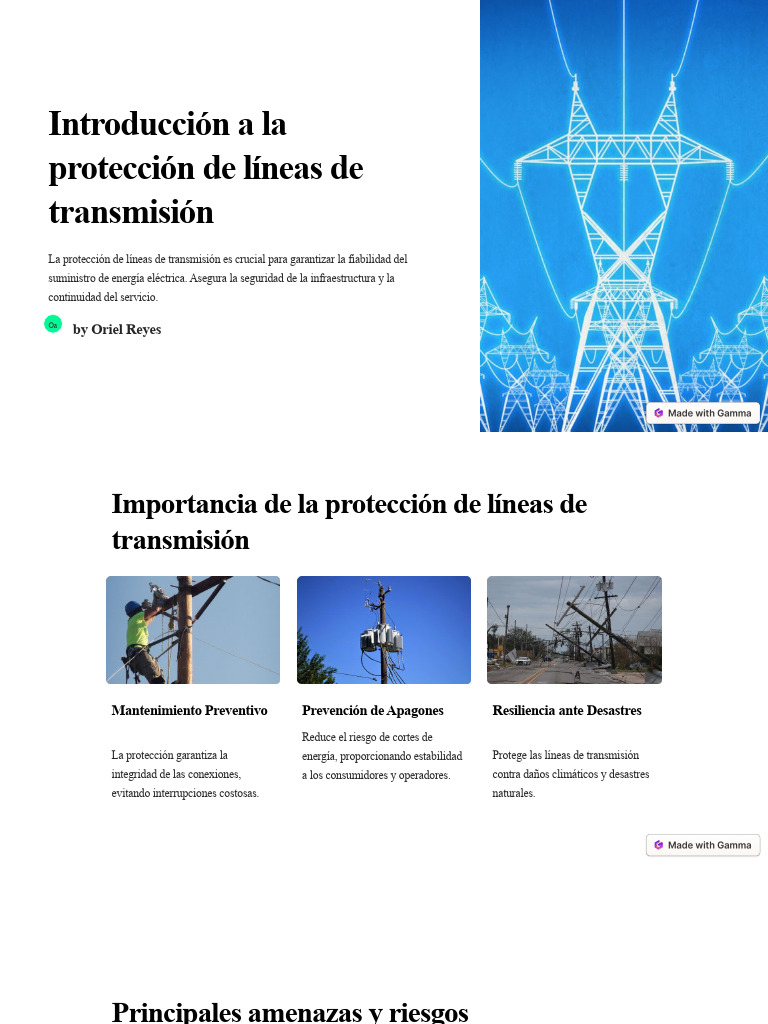 Introduccion A La Proteccion de Lineas de Transmision | PDF
