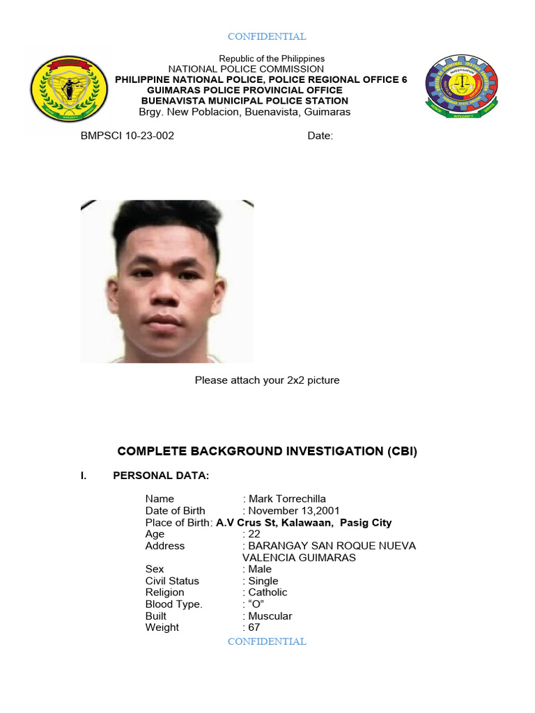 Personal Information | PDF