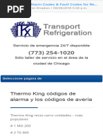 Códigos de Alarma - Thermo King | PDF | Cargador de batería | Ciencias fisicas
