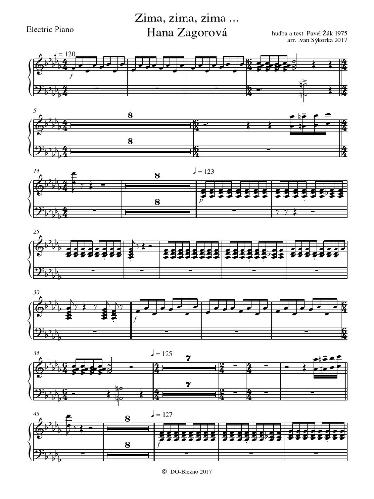 Zima - Zima - Zima - VDO - Electric Piano | PDF
