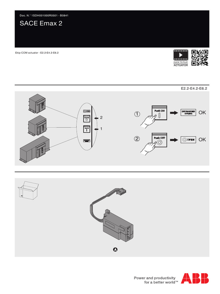 Ekip Com Actuator Manual | PDF