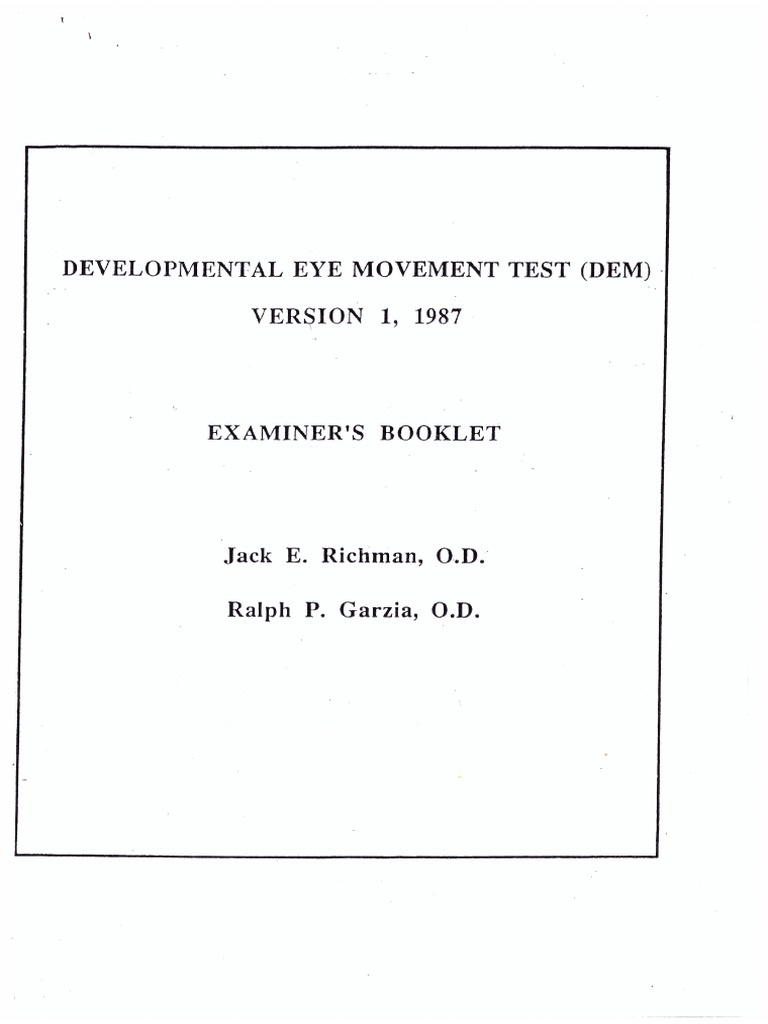 DEM Libro Examinador | PDF