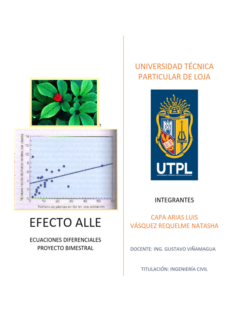 Efecto Allee en Ecuaciones Diferenciales | PDF | Población | Depredación