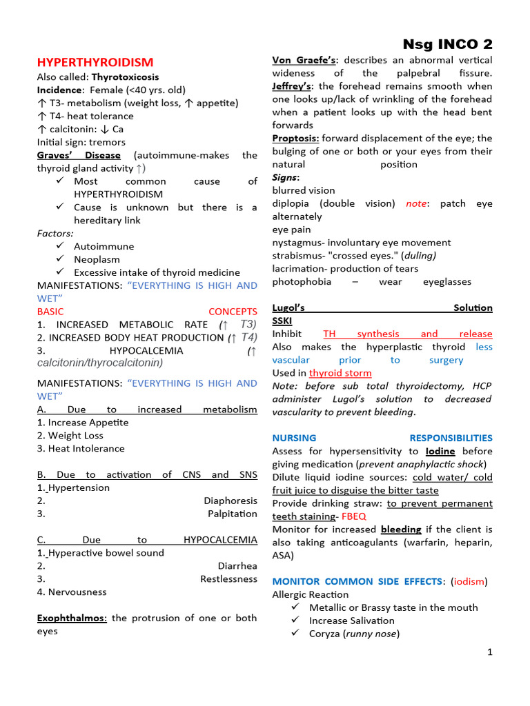HYPERTHYROIDISM | PDF | Endocrine Diseases | Epidemiology