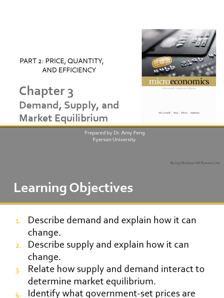 Ch.3 Supply-Demand | PDF | Demand | Supply And Demand