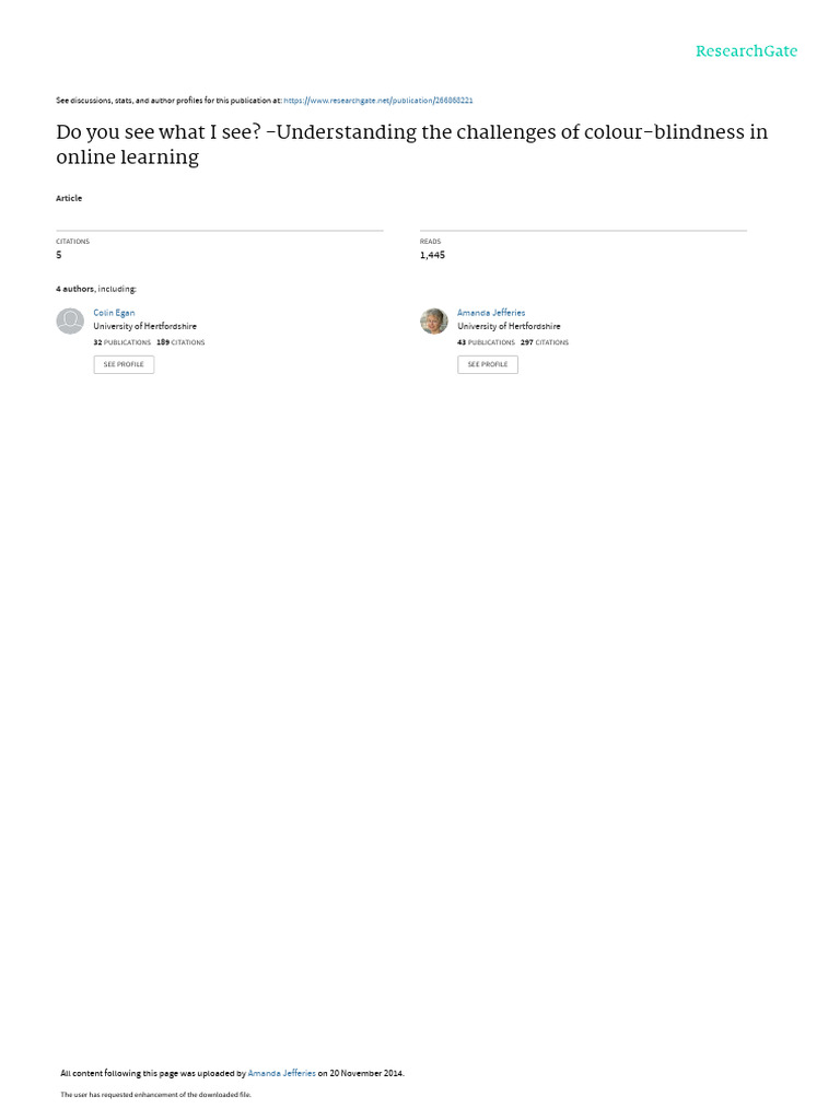 Do You See What I See - Understanding The Challenge | Download Free PDF ...