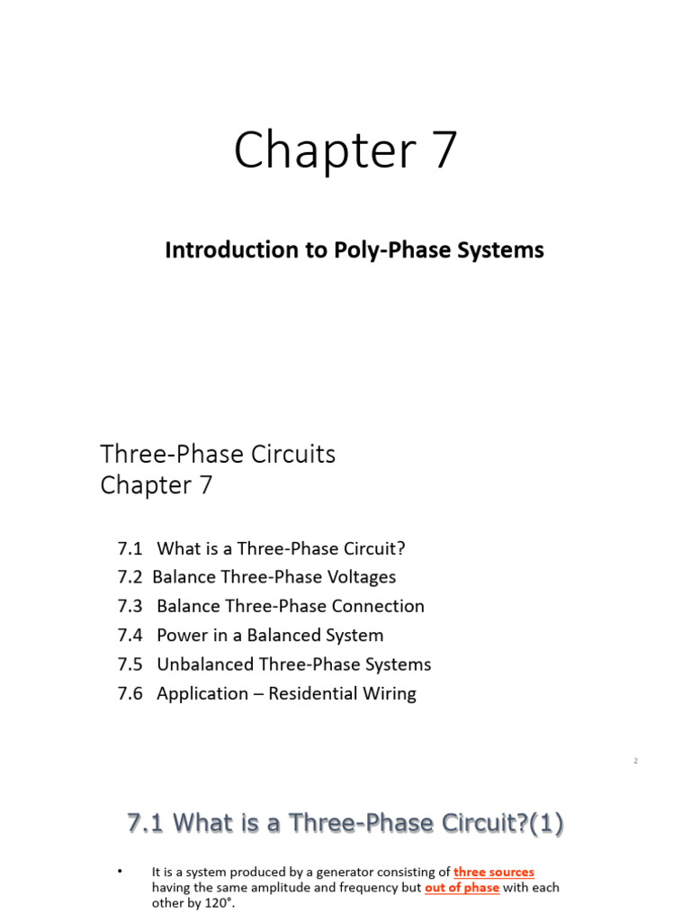 Cahpter Seven | PDF | Power Engineering | Physical Quantities