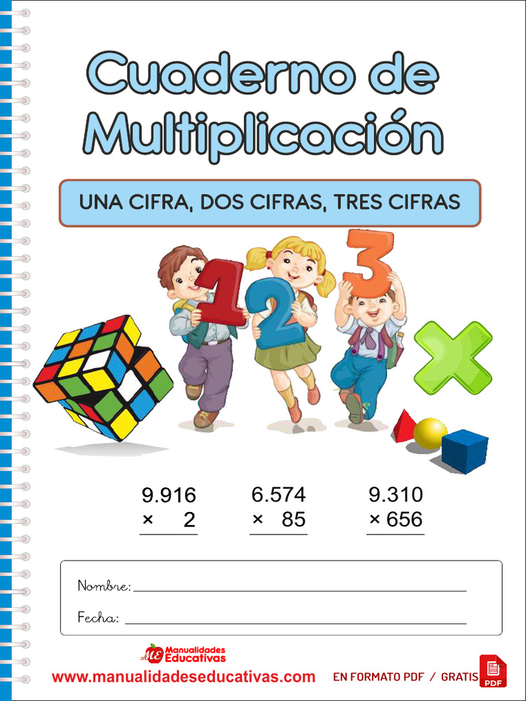Cuaderno de Multiplicacion | PDF