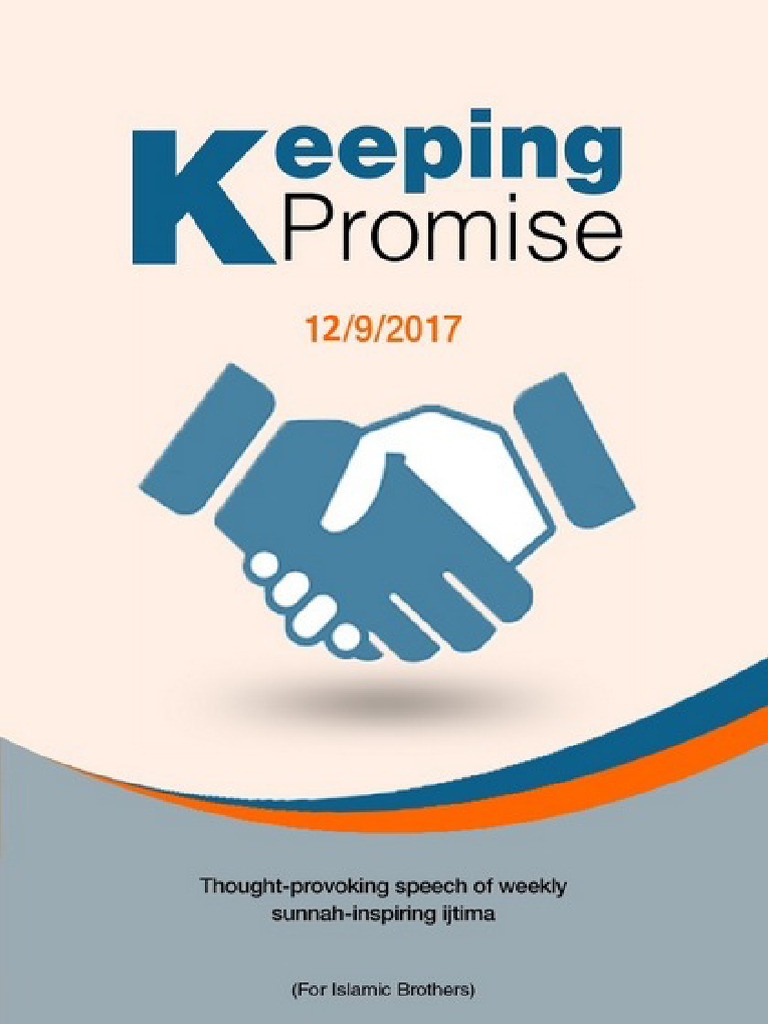 Keeping Promise 1726 | PDF | Hadith | Abrahamic Religions