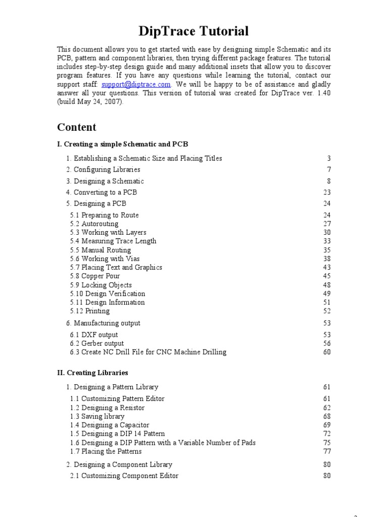 Diptrace Tutorial | PDF | Printed Circuit Board | Science