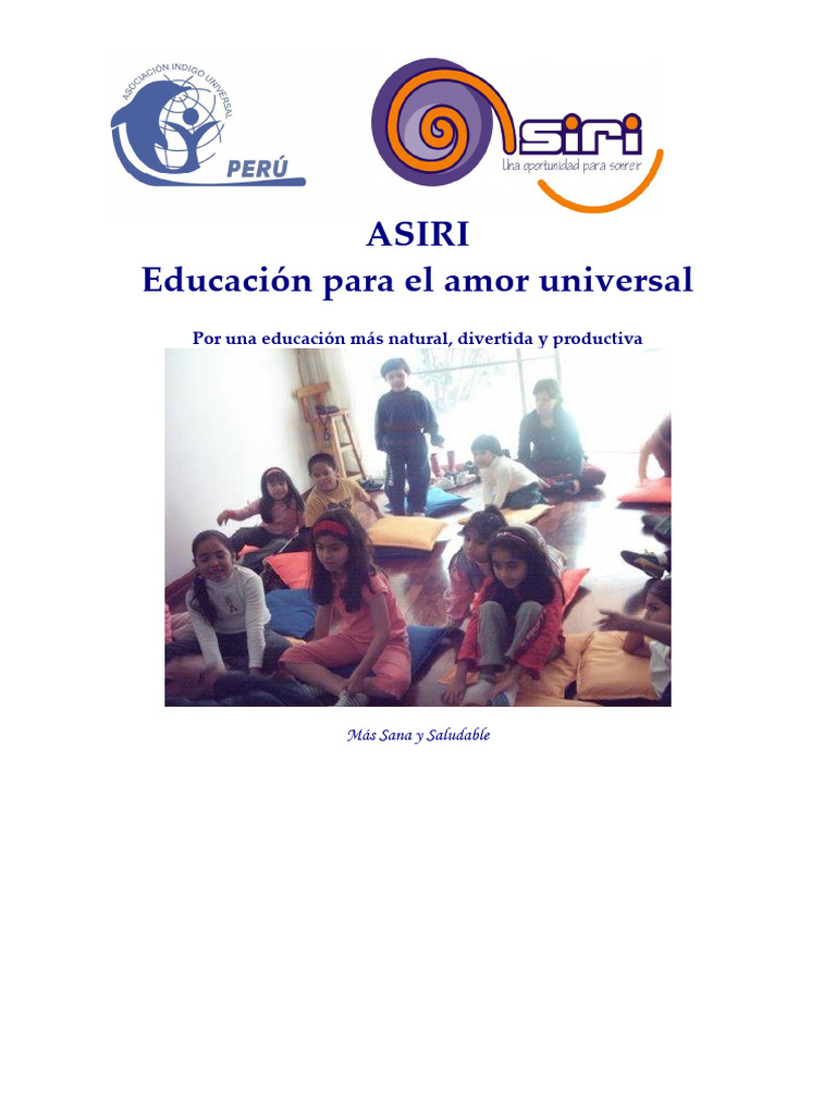 ASIRI Educacion para El Amor Universal PDF | PDF | Mente | Pedagogía