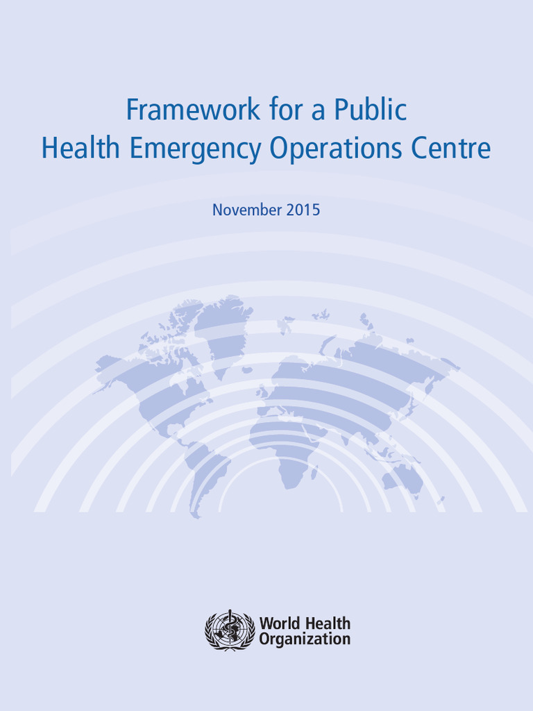 HEOC Framework 9789241565134 - Eng | PDF | Emergency Management | Emergency