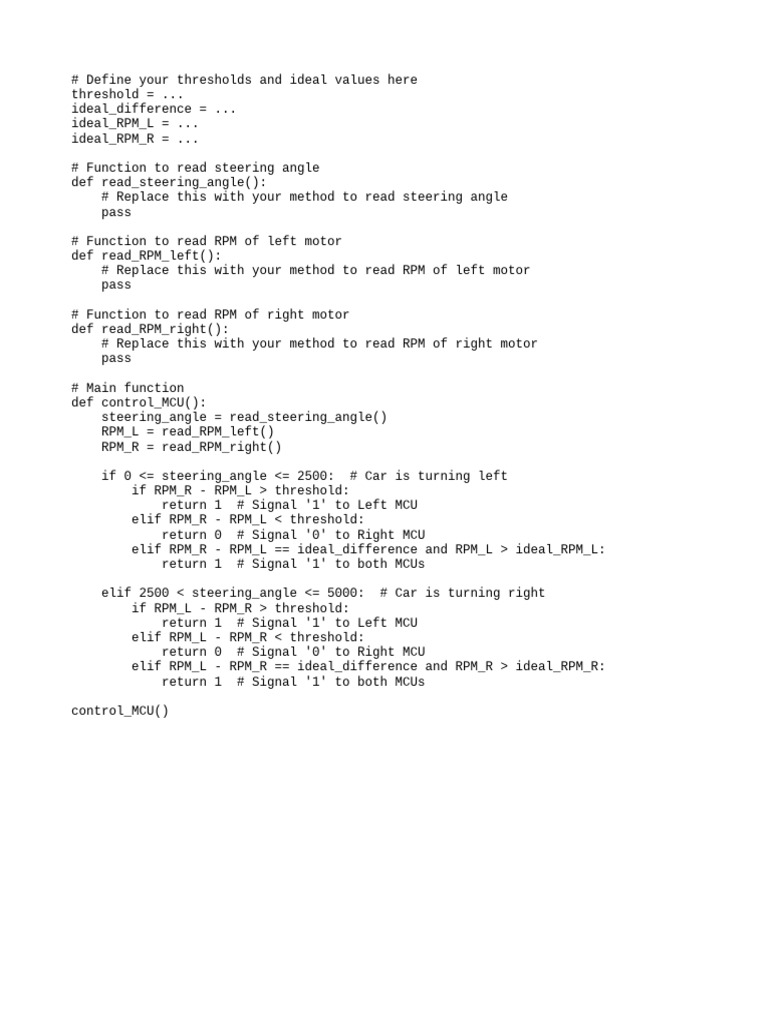 Torque Vectoring Code | PDF