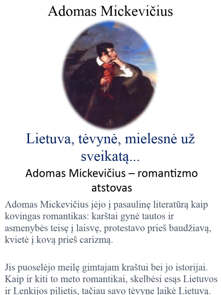 Adomas Mickevicius | PDF