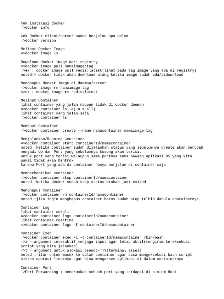 Resume Belajar Docker | PDF Resume Belajar Docker | PDF