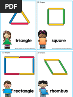 2D Shape Posters Chalkboard | PDF | Home & Garden | Art