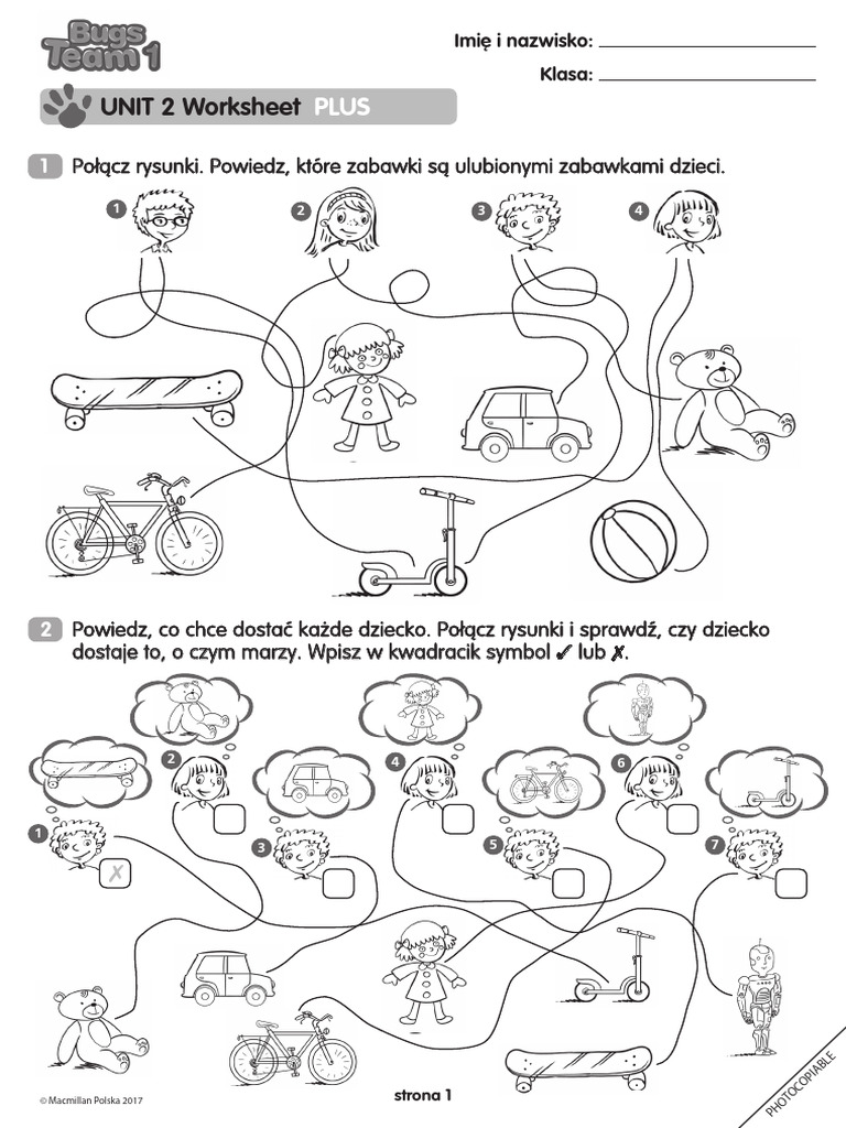 BT1 Unit 2 PB Worksheet Plus | PDF