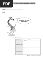 Pearson Year 6 Question Paper For Term End | PDF | Pie Chart | Mathematics