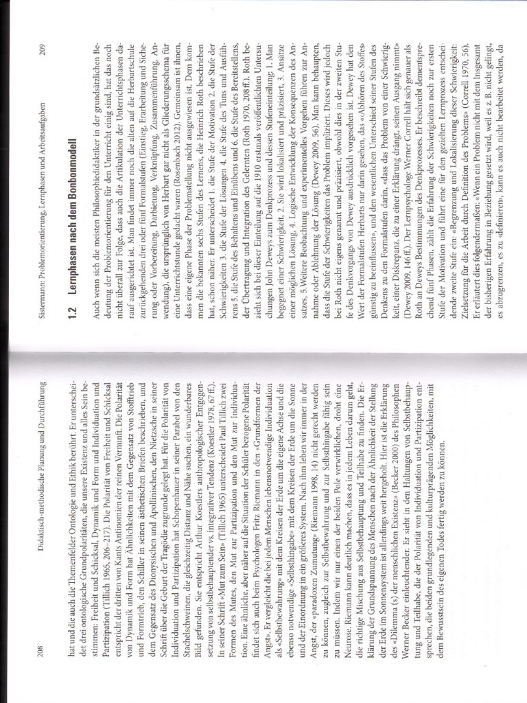 Sistermann 2016 - Problemorientierung, Lernphasen Und Arbeitsaufgaben | PDF