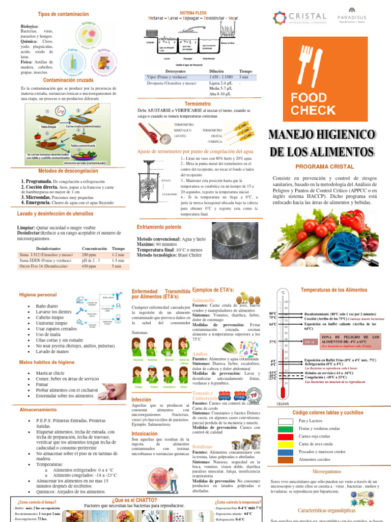 Triptico Final | PDF | Alimentos | Carne