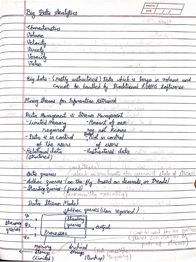 BDA Notes | PDF BDA Notes | PDF