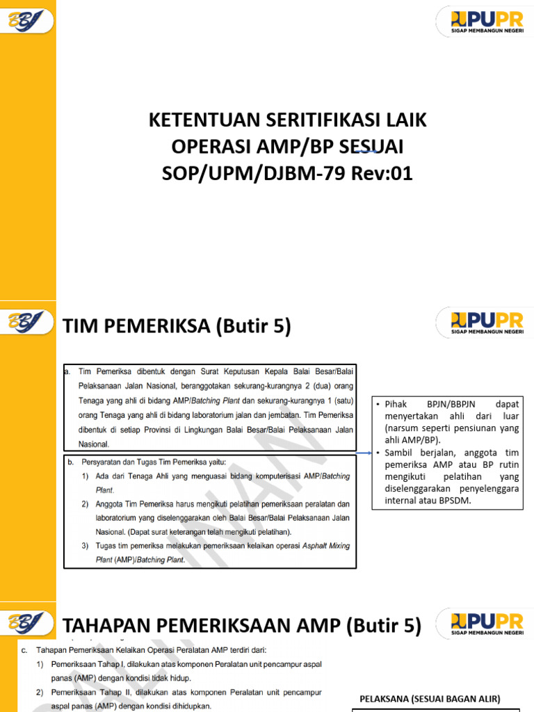SOP AMP BP Bina Marga 2022 | PDF | Komputer