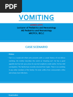 Vomiting History Taking Checklist | PDF | Vomiting | Medical Specialties