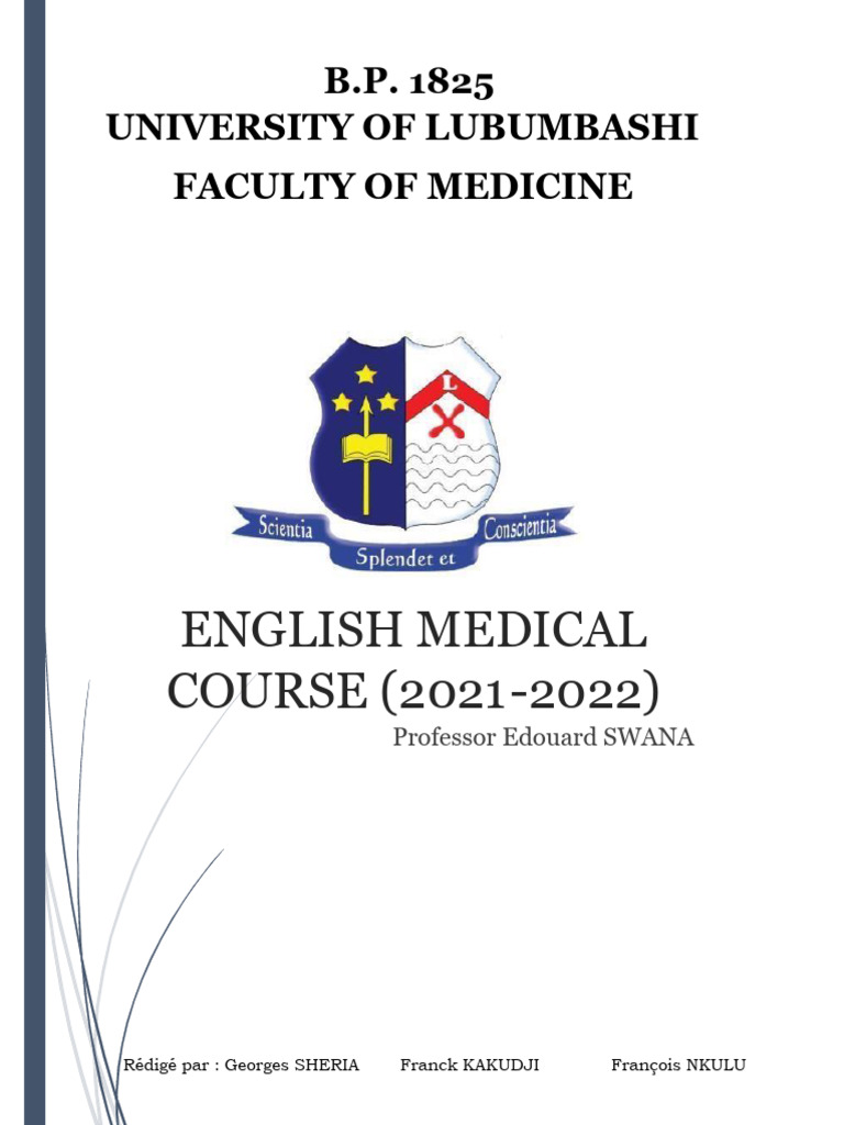 Cours d'anglais médical pour étudiants en médecine | PDF | Cou | Hôpital