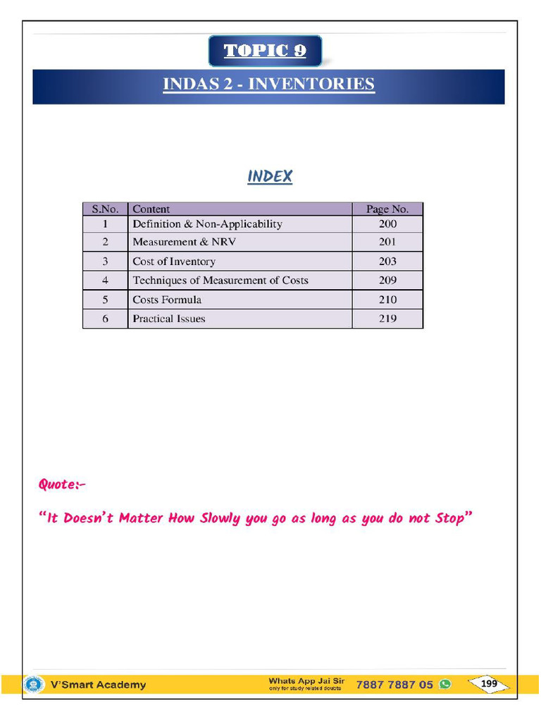 Indas 2 - Inventories Final | PDF