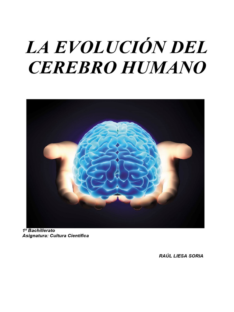 La Evolución Del Cerebro | PDF | Humano | Evolución