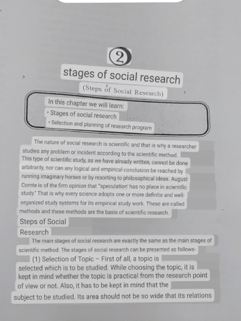 Ch 2 And 3 Pdf Objectivity Philosophy Social Research