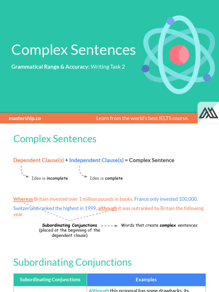 Complex Sentences | PDF | Linguistic Morphology | Language Mechanics