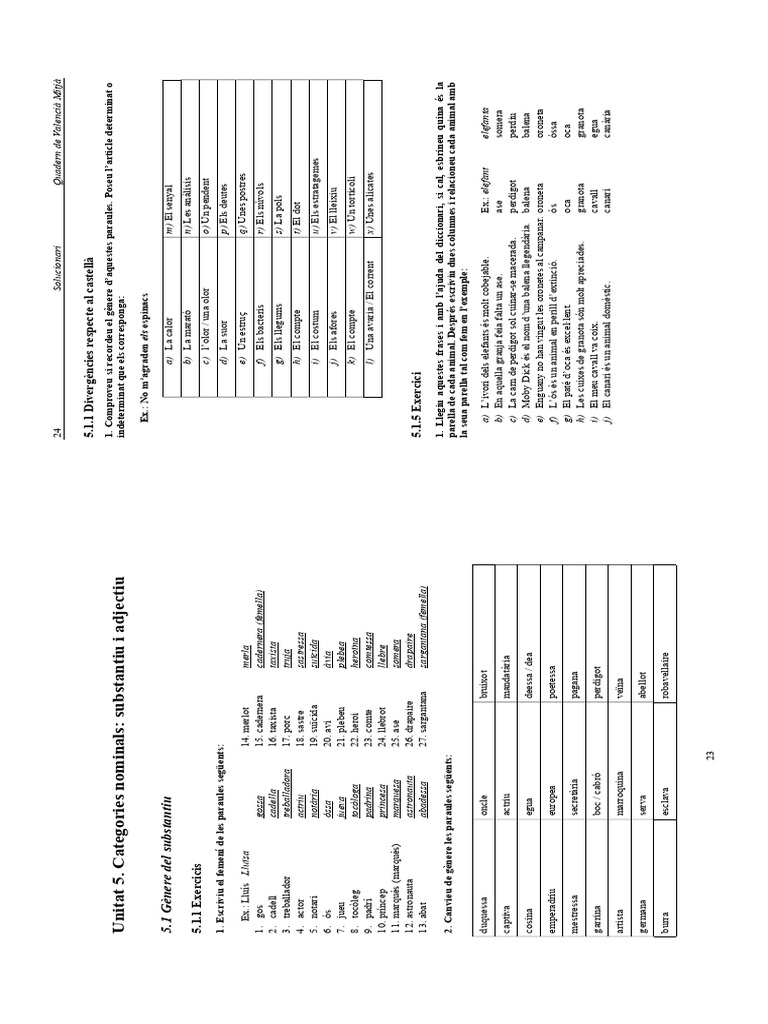 Unitat 5 - Solucionari | PDF