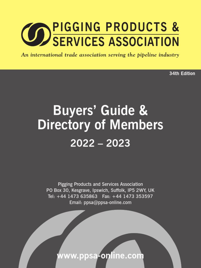 PPSA Buyers' Guide 2022-2023 | PDF | Pipeline Transport | Physical Sciences