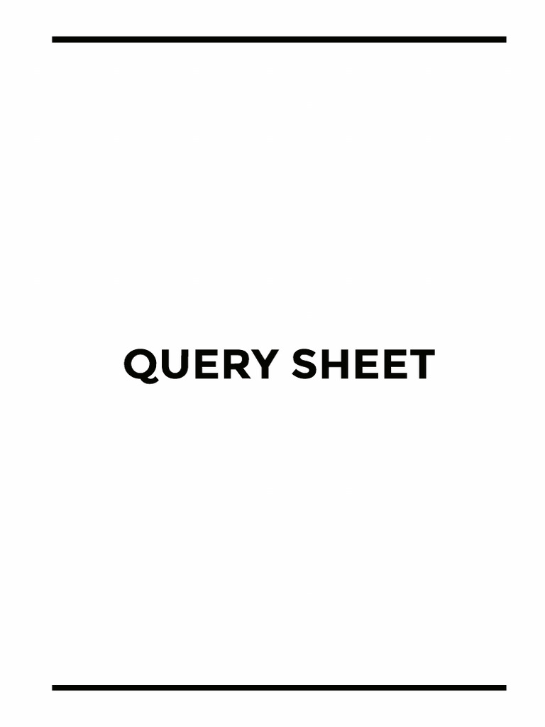 Query | PDF