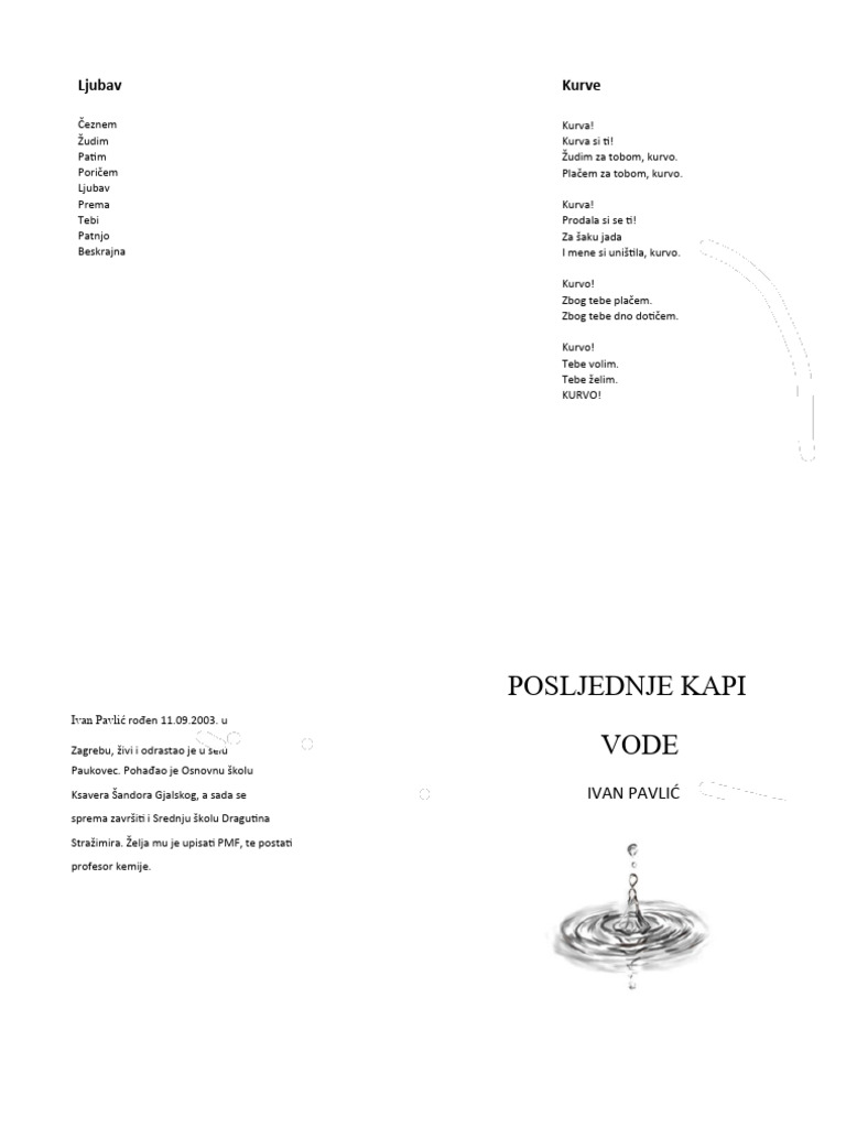 Posljednje Kapi Vode | PDF