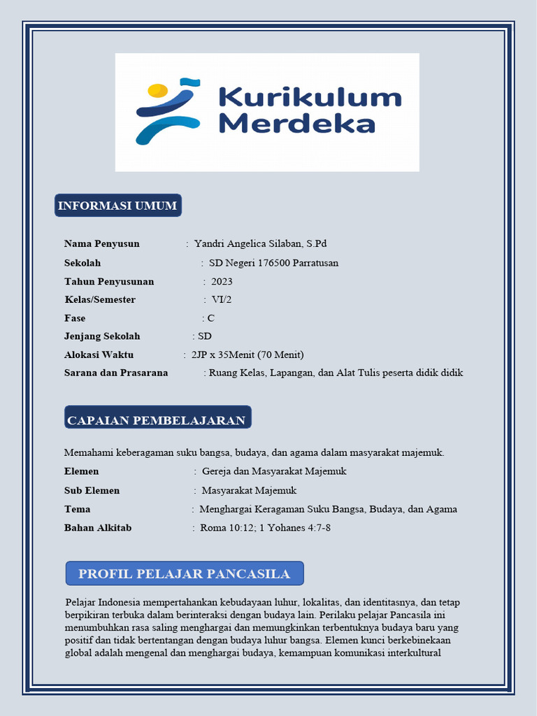 Materi Keberagaman Budaya Kelas 6 Pdf