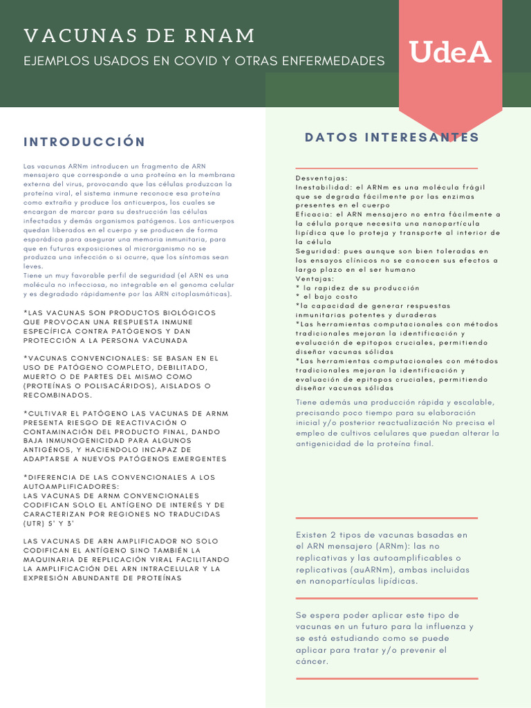 Vacunas RNM | PDF | Sistema inmune | Virus