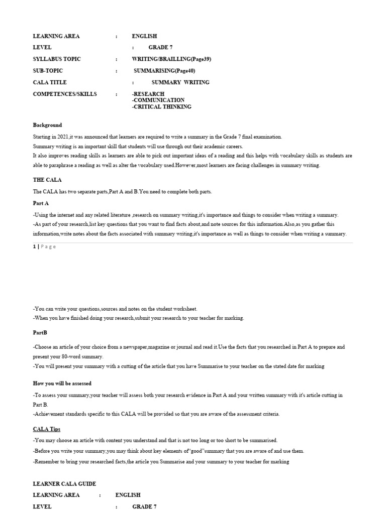 Cala English Grade 6 - 1 | PDF | Learning | Educational Technology